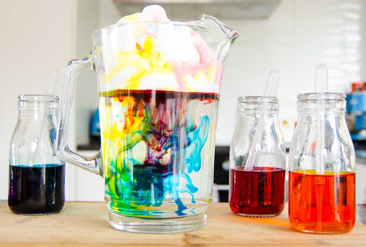 Shaving cream rain cloud experiment - Kiwi Families